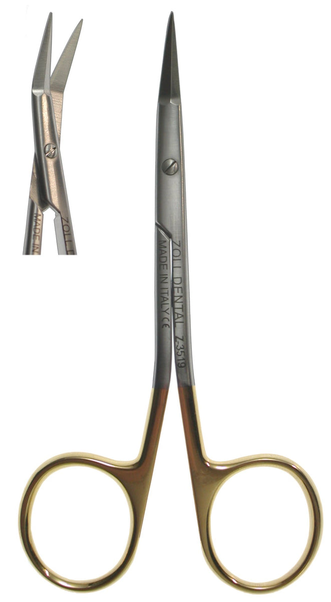 Scissors, Zed Small Angled Body 11cm (Z-3519) – Zoll Dental